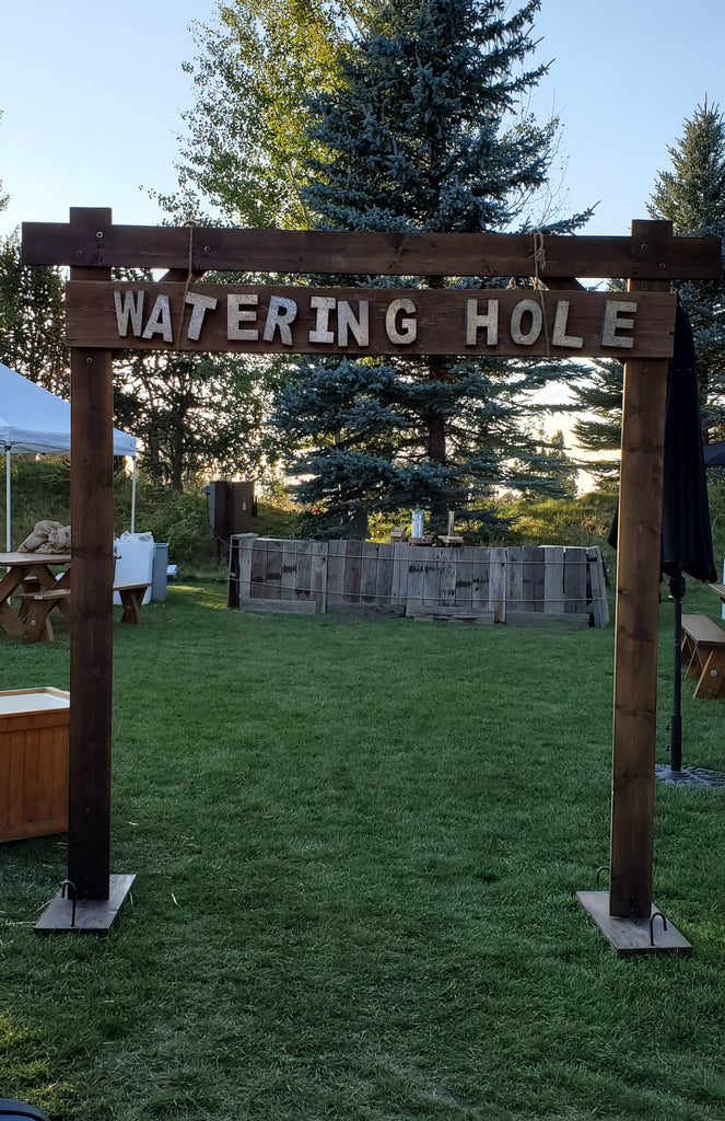 Bar, Western "Watering Hole" sign – Events By Design, Event Rentals of ...